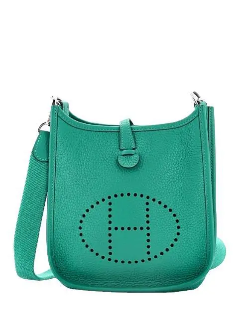 Hermès Tpm Evelyne Bag Gen Iii Clemence - Green