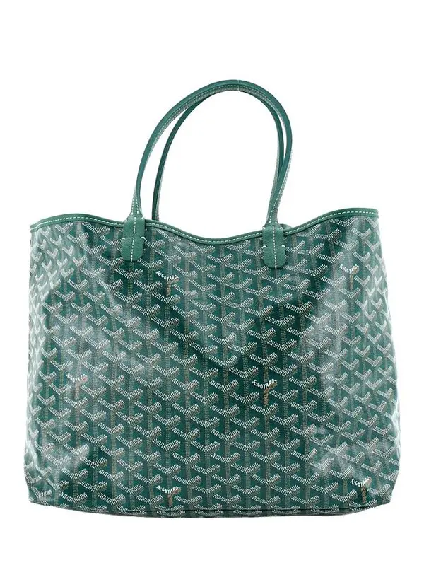 Goyard Pm Saint Louis Tote Coated Canvas - Green