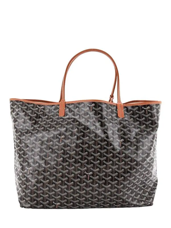 Goyard Gm Saint Louis Tote Coated Canvas - Brown