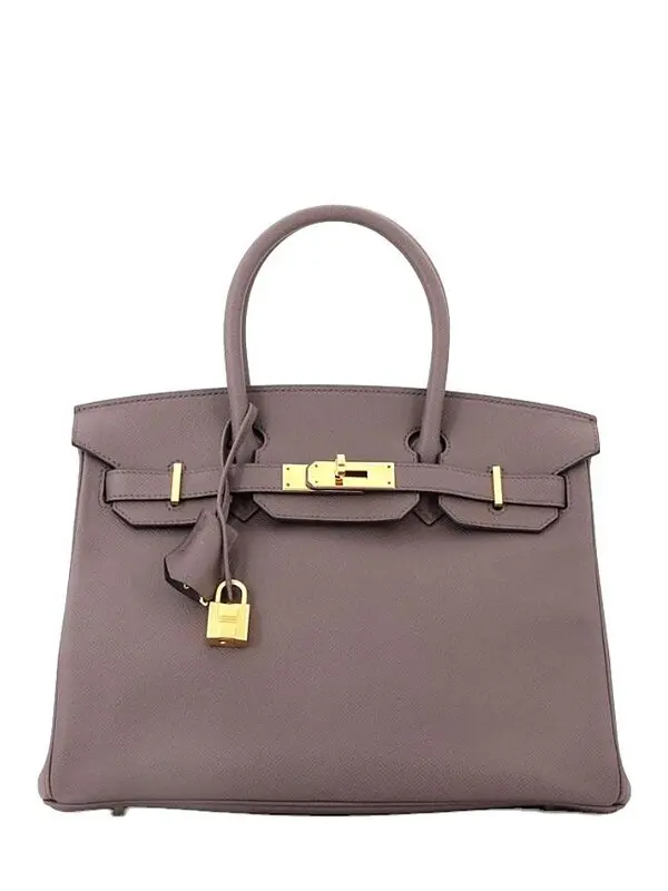 Hermès Birkin 30 Handbag - Etain