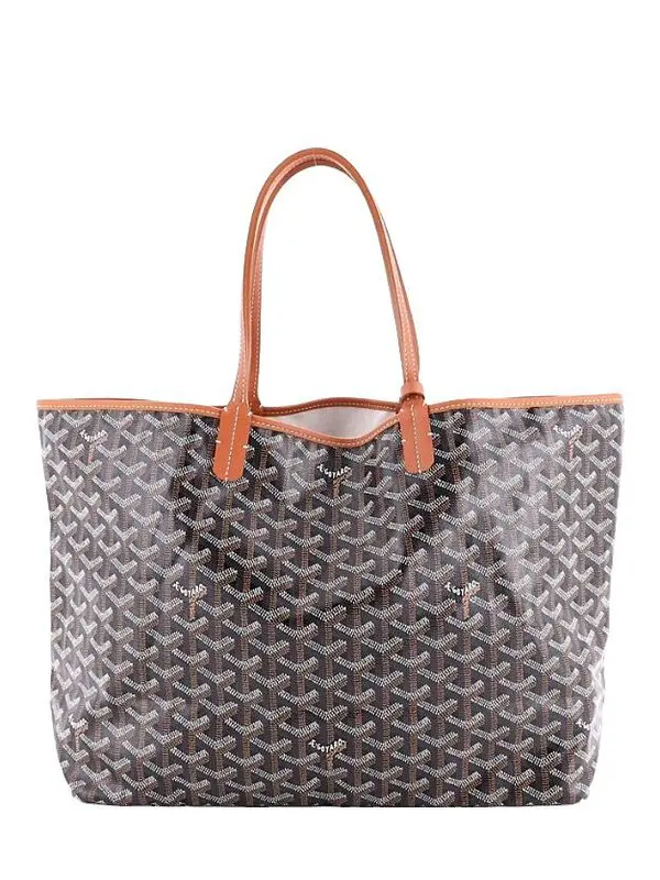 Goyard Pm Saint Louis Tote Coated Canvas - Brown