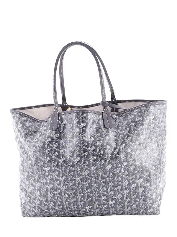 GOYARD Saint Louis Pm Tote Coated Canvas - Gray