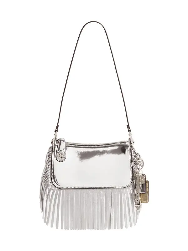 COACH Upcrafted Penn Shoulder Bag - Silver/silver