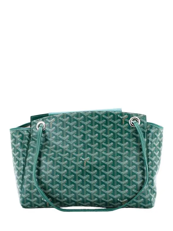 Goyard Pm Rouette Bag Coated Canvas - Green