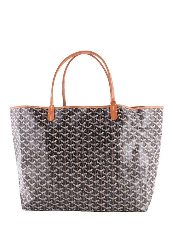 GOYARD Saint Louis Gm Tote Coated Canvas - Brown