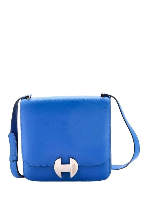 Hermès 2002 Shoulder Bag Evercolor - Blue