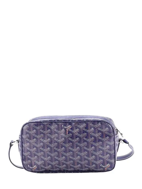 GOYARD Cap Vert Bag Printed Coated Canvas - Blue