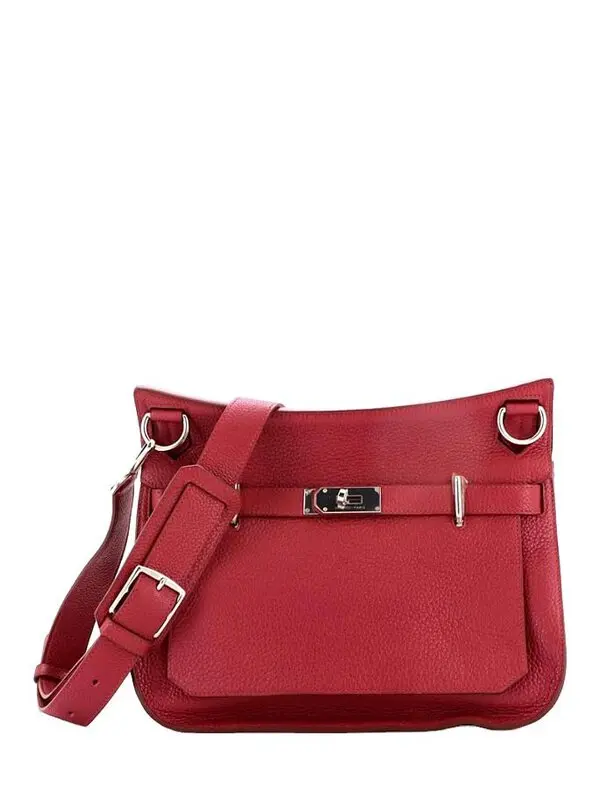 HERMES 31 Jypsiere Bag Clemence - Red