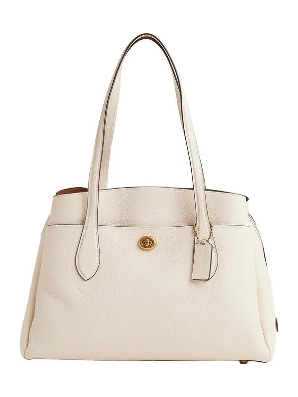 COACH Lora Carryall - Brass/chalk