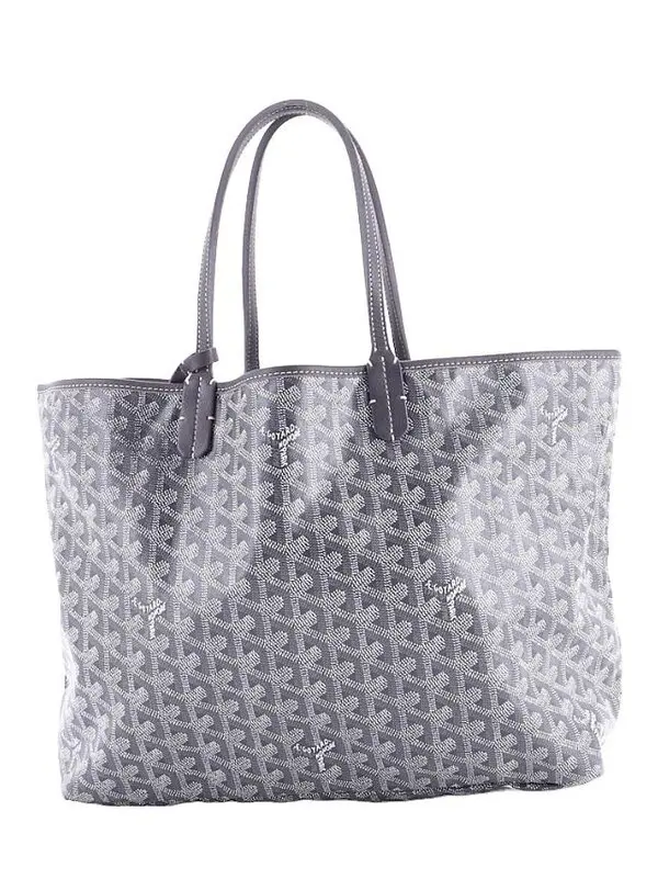 GOYARD Saint Louis Pm Tote Coated Canvas - Gray