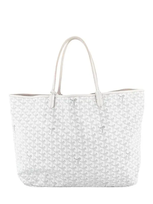 Goyard Gm Saint Louis Tote Coated Canvas - White