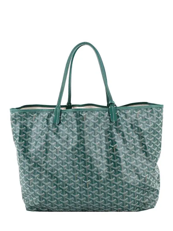 Goyard Gm Saint Louis Tote Coated Canvas - Green