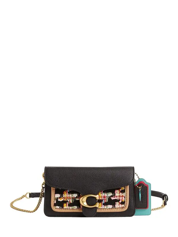 COACH Upcrafted Tabby Chain Clutch - Brass/black