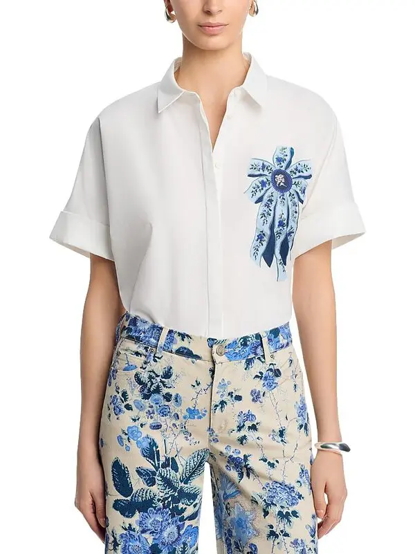 Kobi Halperin Bonnie Blouse - White Multi