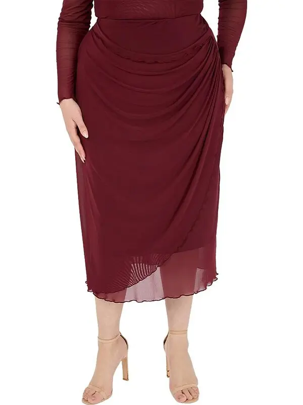 ESTELLE Annalise Mesh Skirt - Samba