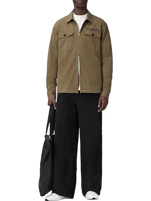 ALLSAINTS Orbit Shirt Jacket - Cargo Green