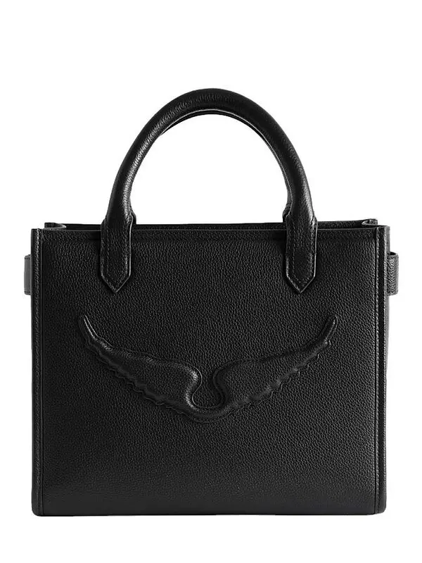 Zadig&Voltaire Leather Crossbody Tote - Black