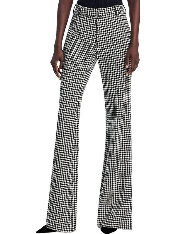 SERGIO HUDSON Bootleg Pants - Houndstooth