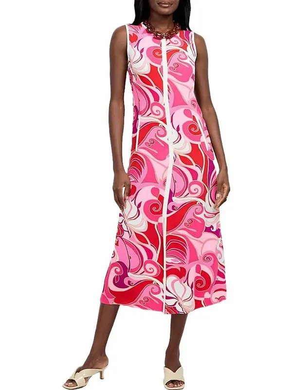 Trina Turk Magnifique Printed Midi Dress - Multi