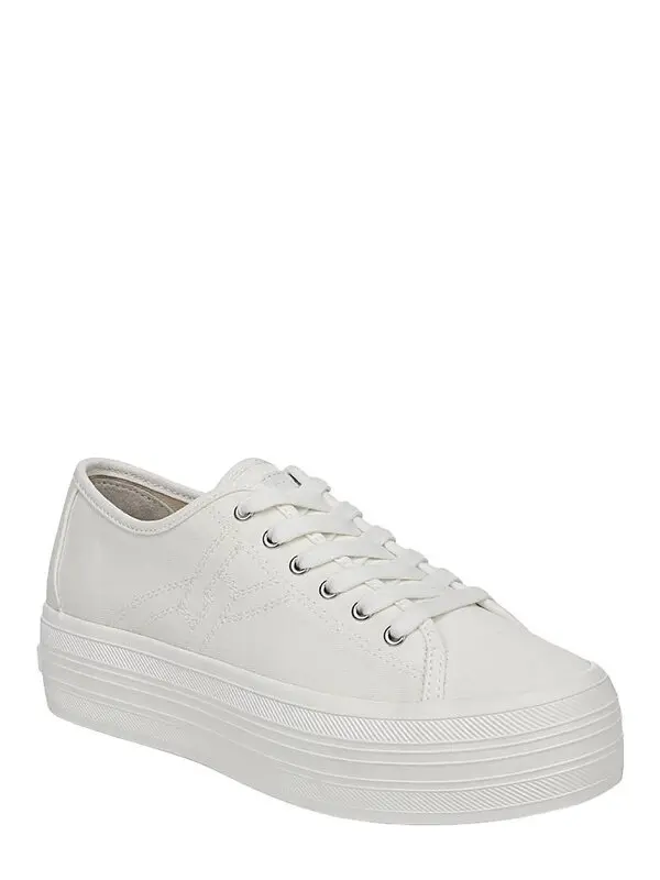 Veronica Beard Truett Platform Sneakers - Coconut