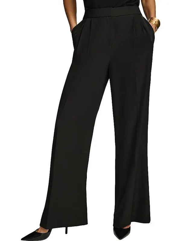 Donna Karan New York Plyr Torw Trousers - Black