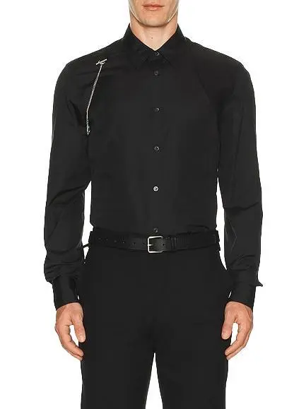 Alexander McQueen T Chain Harness Shirt - Black
