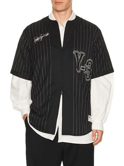 Y3 Elite 5 Baseball Jersey - Black