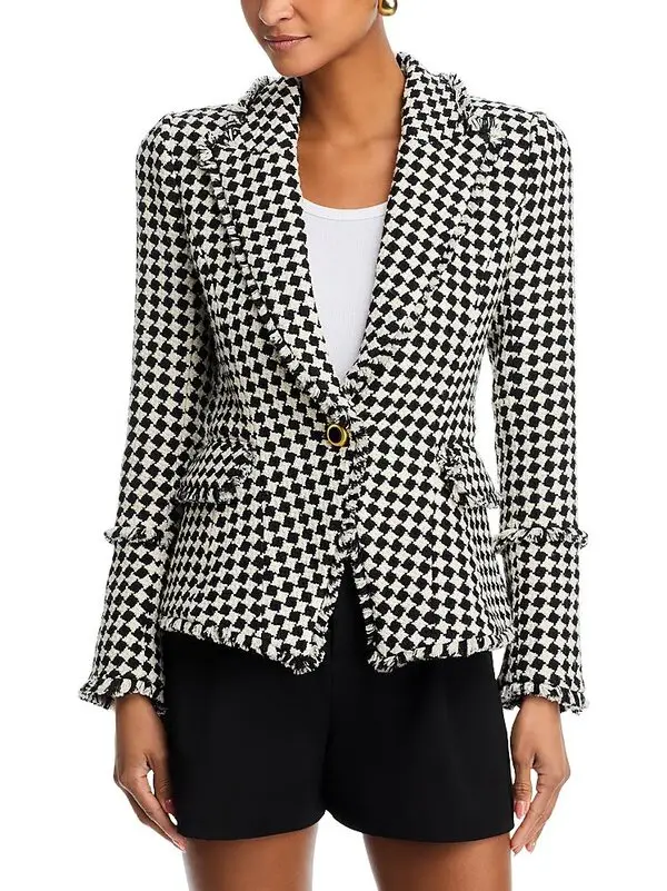 L'Agence Kaisley Blazer - Black/ivory