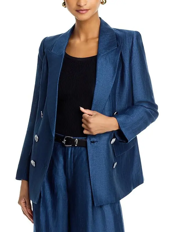L'Agence Cambrie Oversized Blazer - Deep Sea Blend
