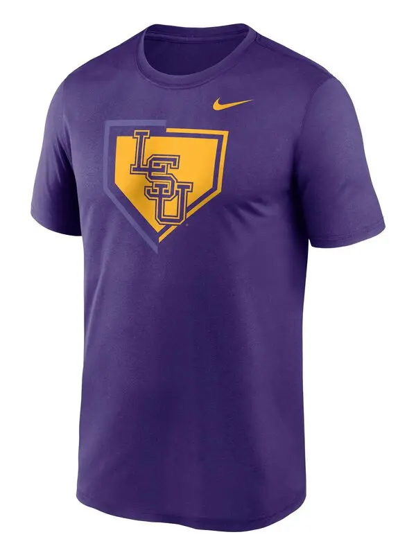 Nike Lsu Primetime Baseball Icon Legend Dri-fit College T-shirt - Purple