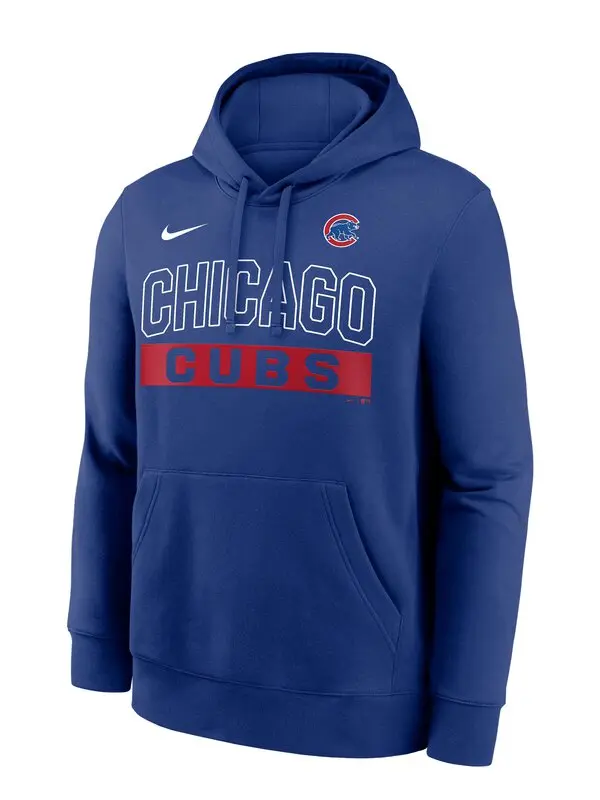 Nike Chicago Cubs Club Mlb Pullover Hoodie - Blue