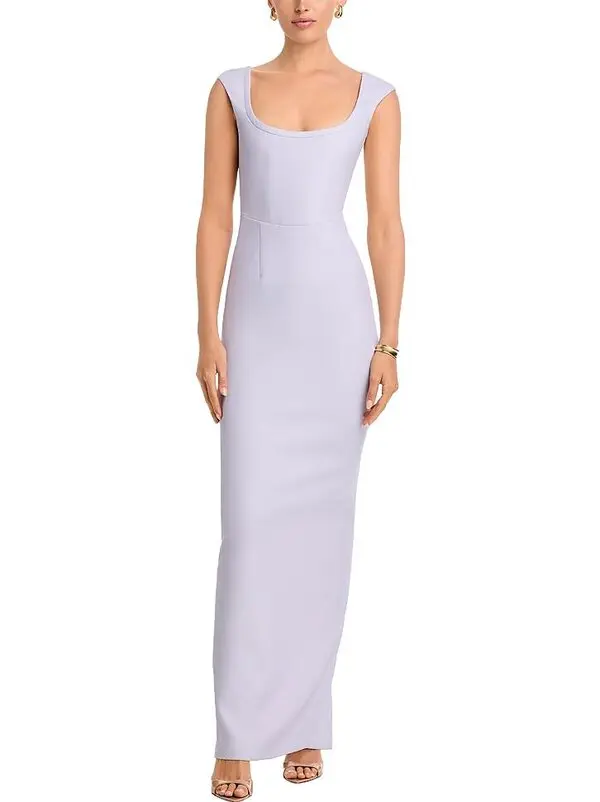 SAU LEE Brooke Gown - Dusty Lavender
