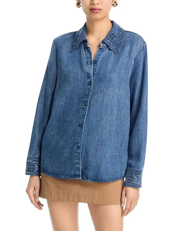 Rails Bethany Denim Shirt - Antique Blue