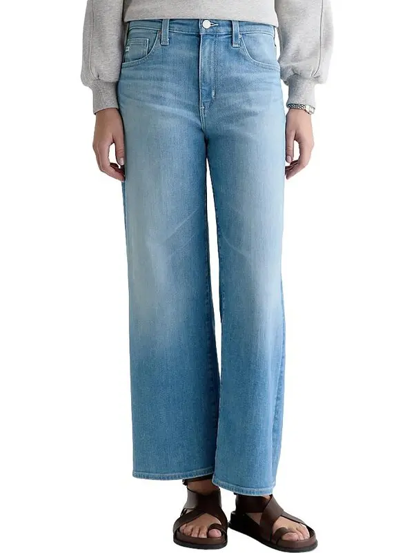 Ag Mid-rise Wide Leg Ankle Jeans - Expedition