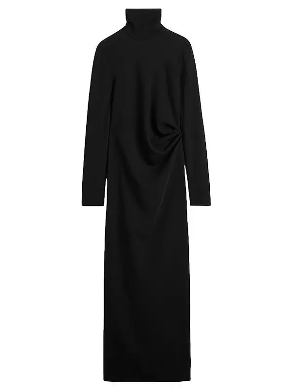 TOTEME Long Twist Dress - Black