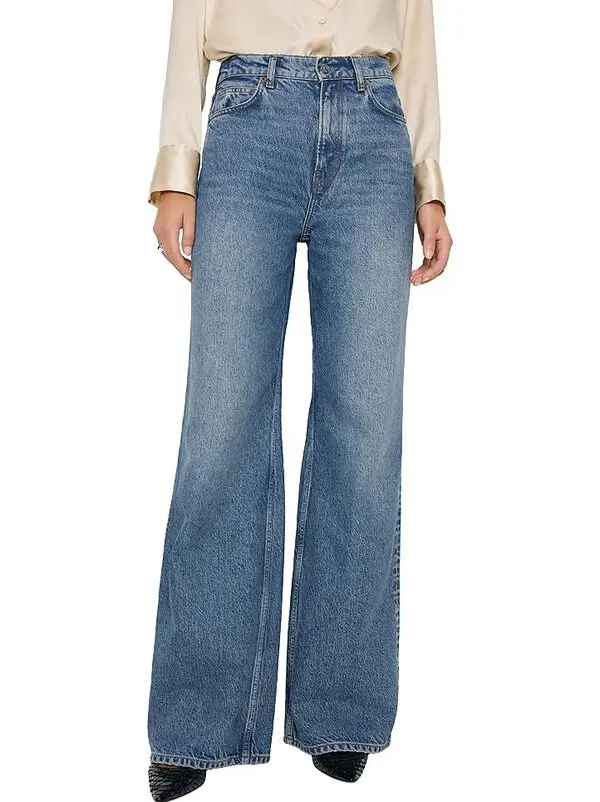 REFORMATION Cary High Rise Wide Leg Jeans - Colorado