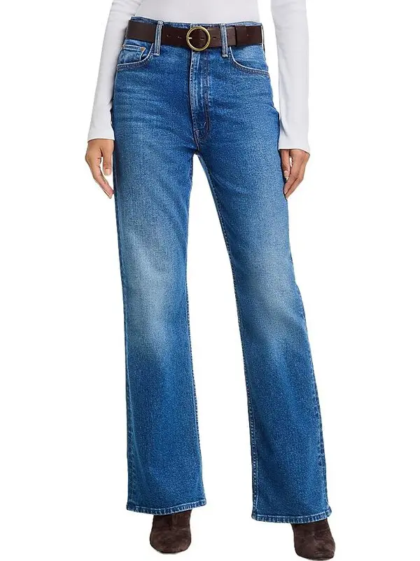 MOTHER Bookie Sneak High Rise Bootcut Jeans - Knick Knack