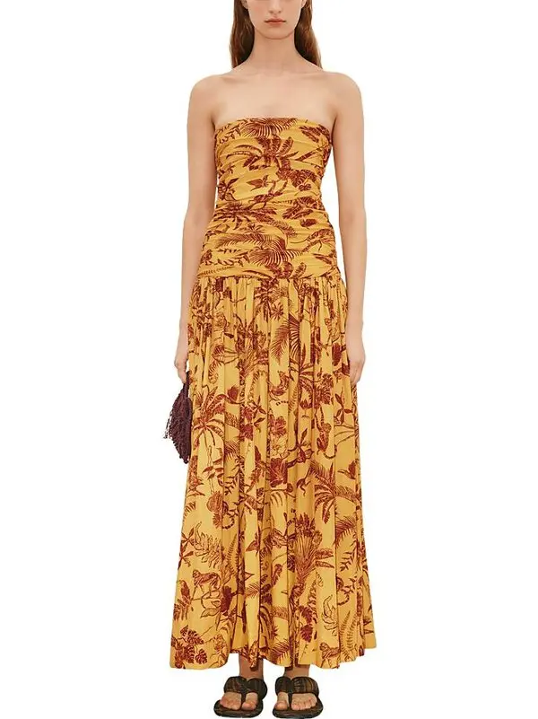 ALEMAIS Banana Blossom Gown - Marigold
