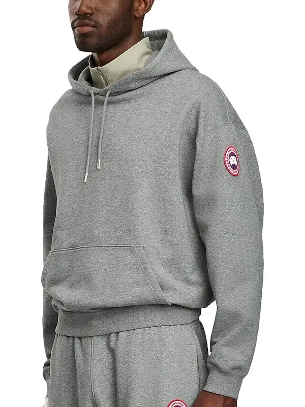 Canada Goose Rove Logo Hoodie - Stone Heather