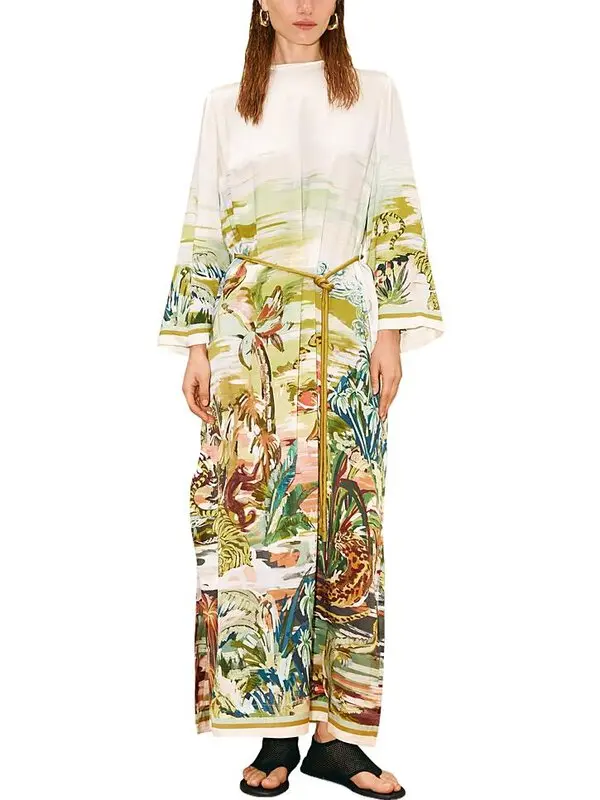 ALEMAIS Jungle Midi Dress - Multi