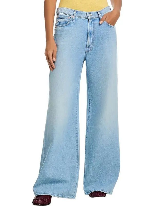 MOTHER The Ditcher High Rise Wide Leg Jeans - Few Far Between