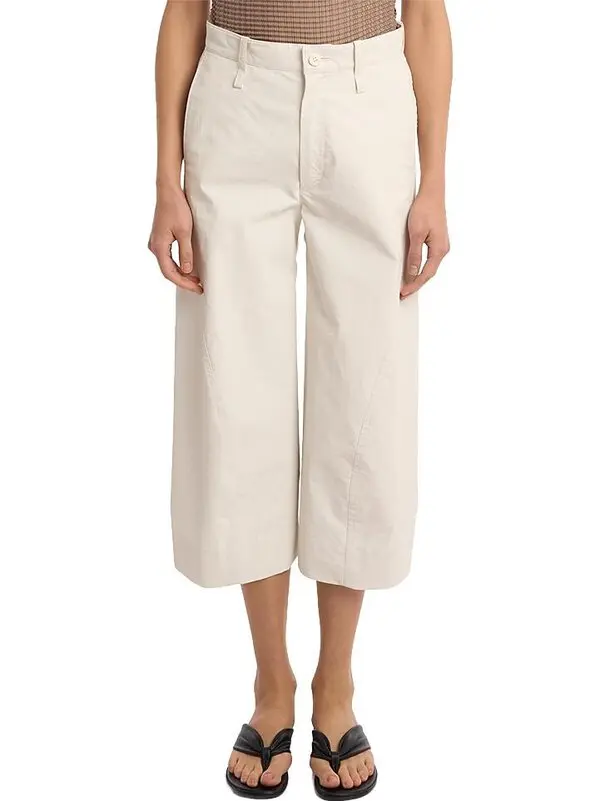 Issey Miyake Pleats Please Cropped Pants - Off-white