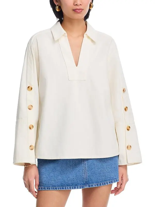 Tanya Taylor Lally Top - Chalk