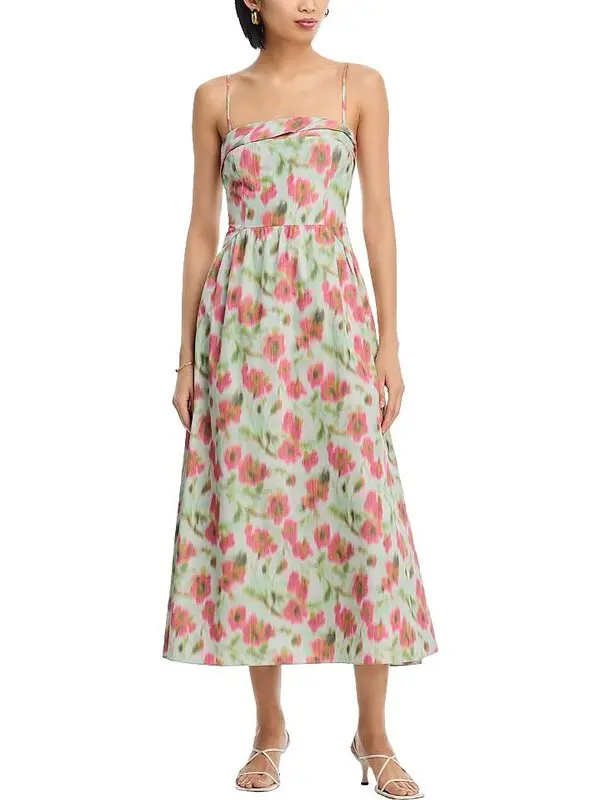 Tanya Taylor Gigi Midi Dress - Pistachio