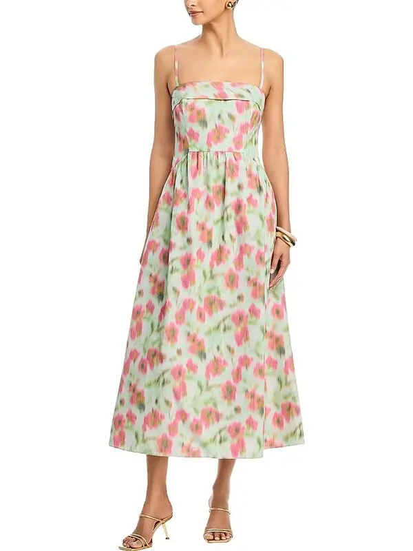 Tanya Taylor Gigi Midi Dress - Pistachio
