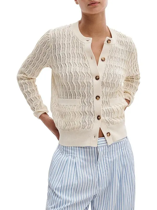 Rag & Bone Leslie Cardigan - Ivory