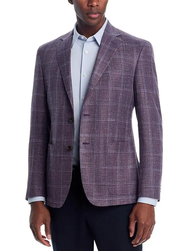 Bloomingdale'S Loro Piana Fabric Windowpane Sport Coat - Purple/ Blue