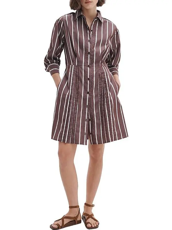 Rag & Bone Taylor Mini Dress - Rosewood Stripe