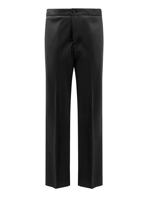 HEVO Torre Chianca Wool Blend Trousers - Black