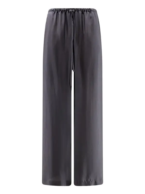 ALYSI Silk Trousers - Grey